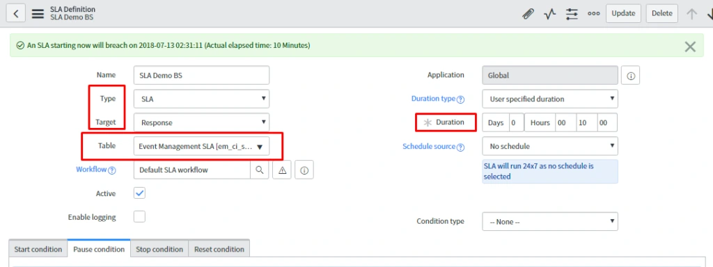 SLA Reporting for Event Management in ServiceNow | Emergys