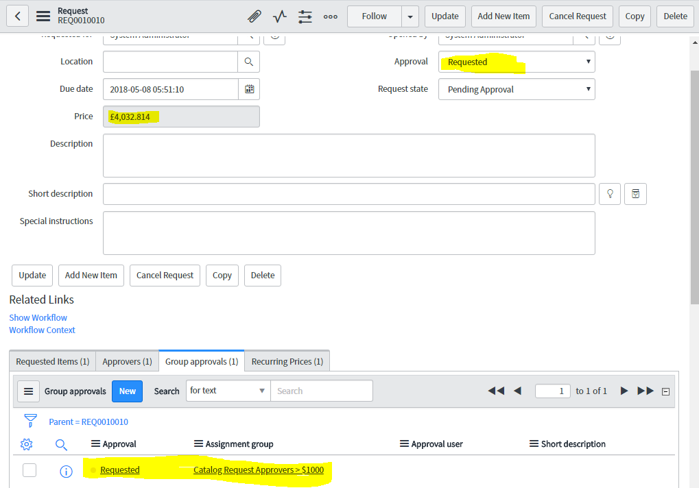 Approvals in ServiceNow | Emergys